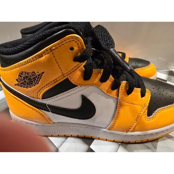 Nike | Shoes | Nike Air Jordan Mid Reverse Yellow Toe | Poshmark